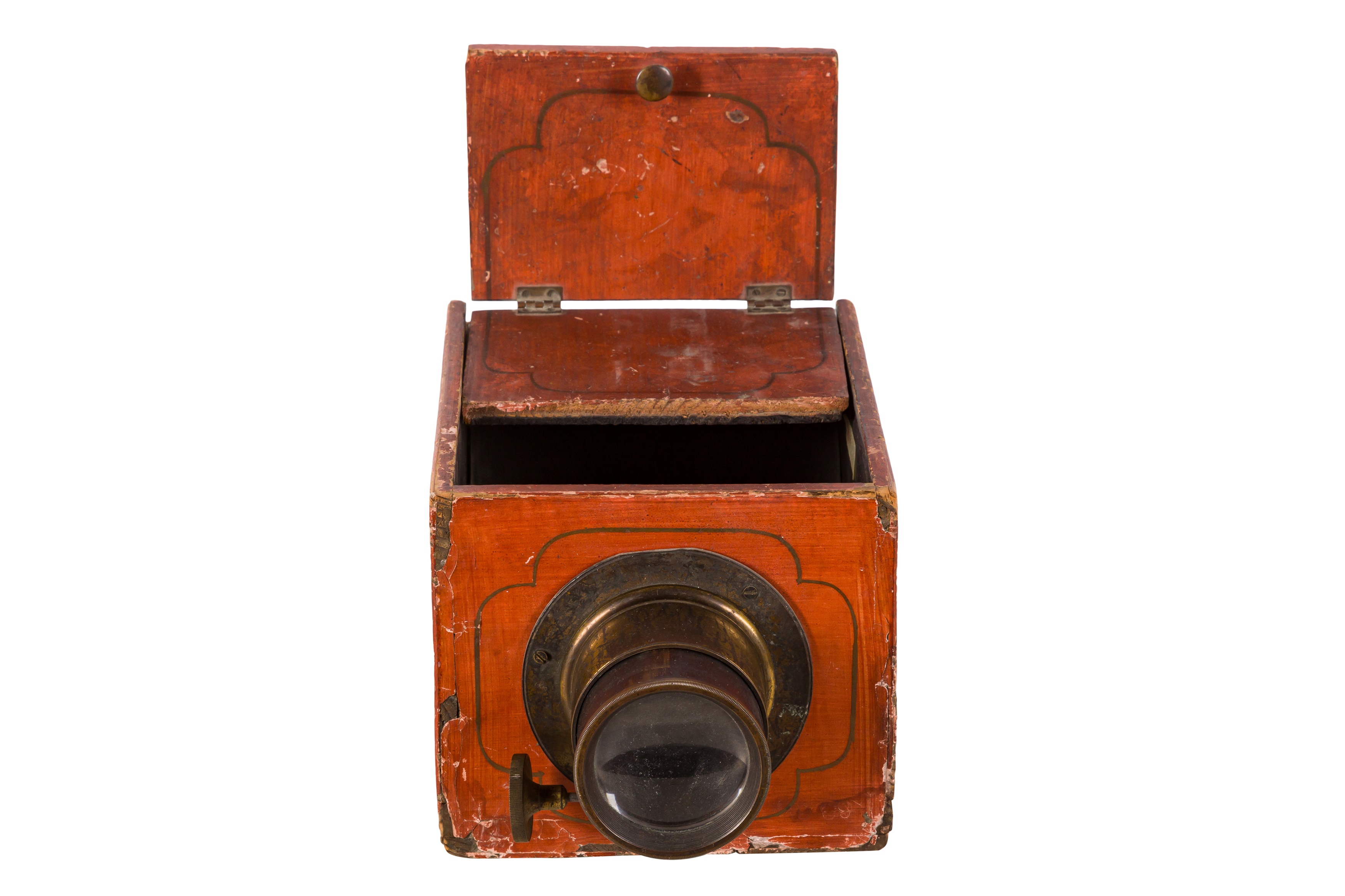 Lot 2 - A Late 19th Century Homemade Camera Obscura