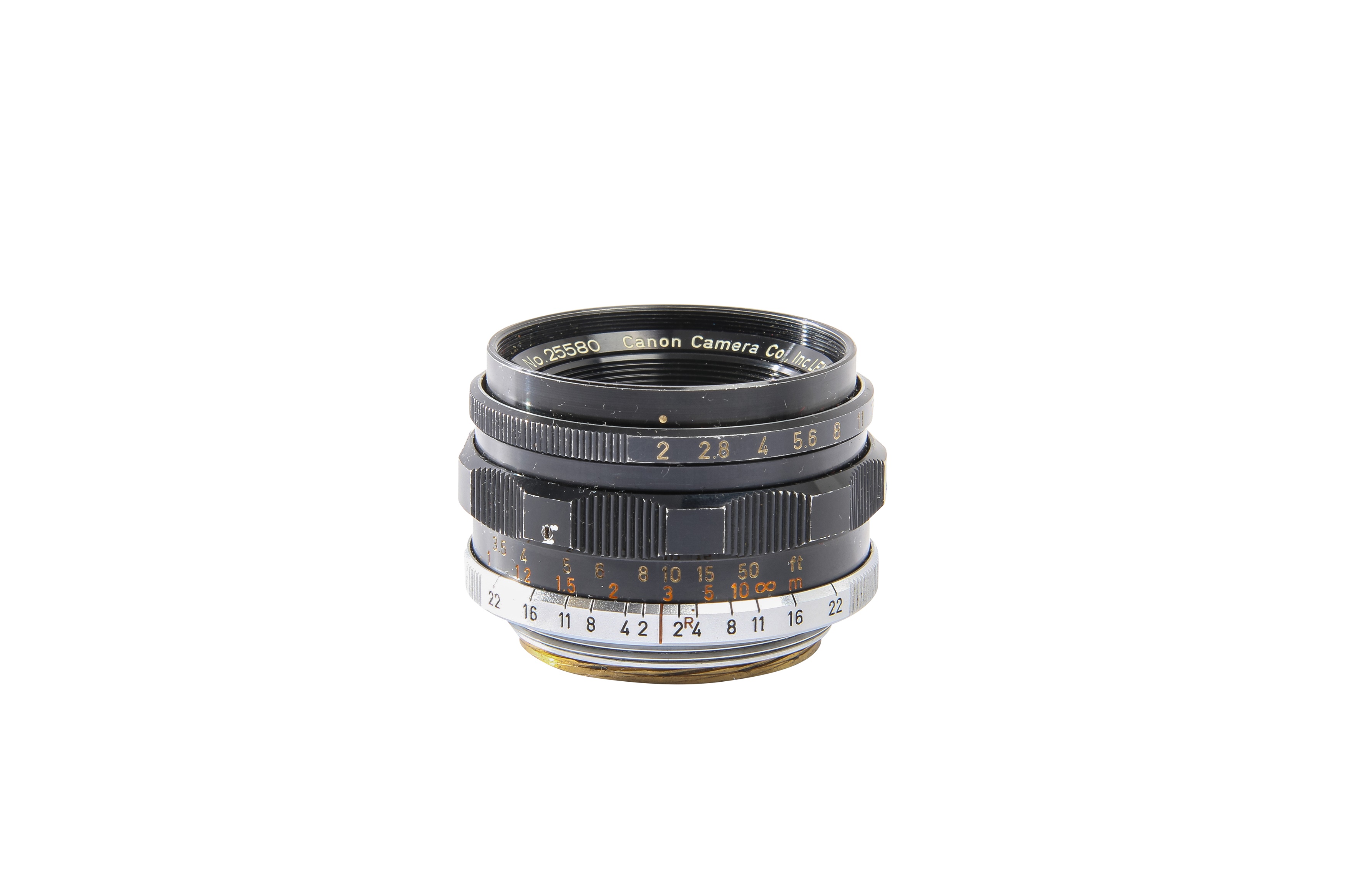 Lot 122 - Canon 35mm f2 M39 Lens.