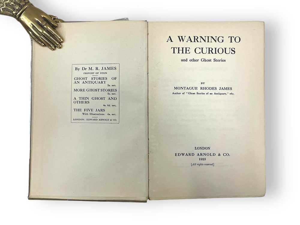 Lot 126 - M. R. James, A Warning to the Curious and