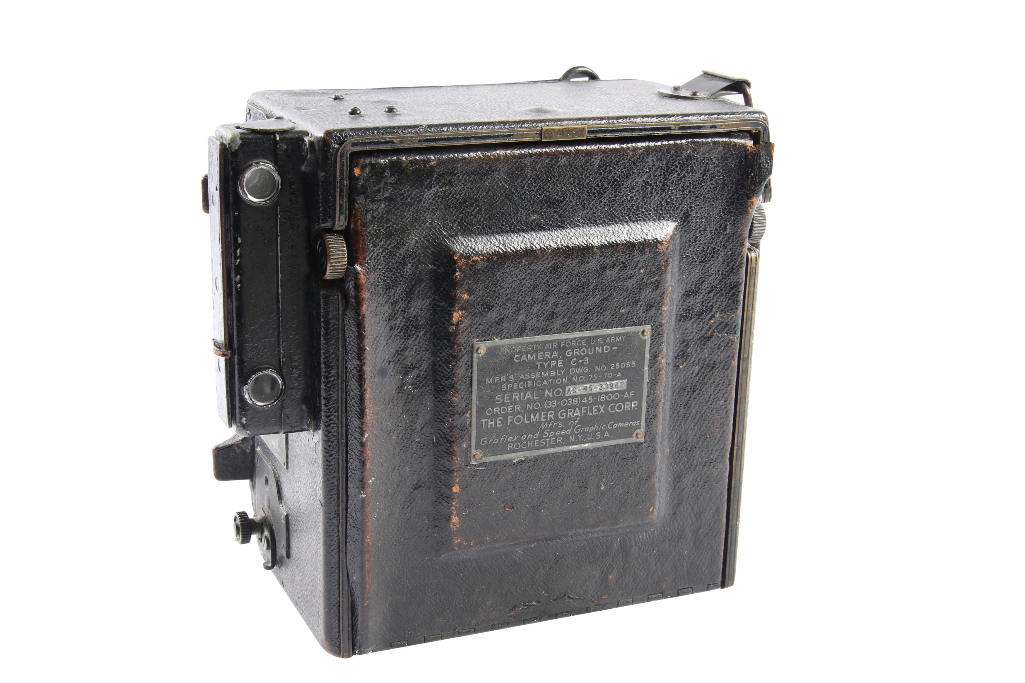 Lot 273 - Graflex 4x5 U.S. Military & Two Plate
