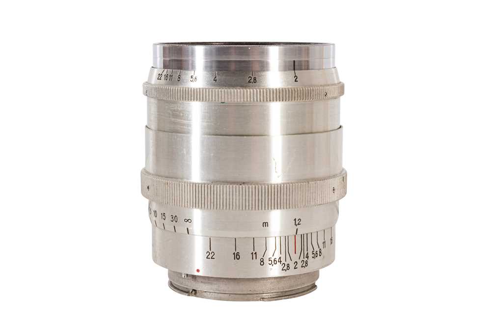 Lot 355 - A Carl Zeiss Jena 10cm f/2 Biotar Lens in