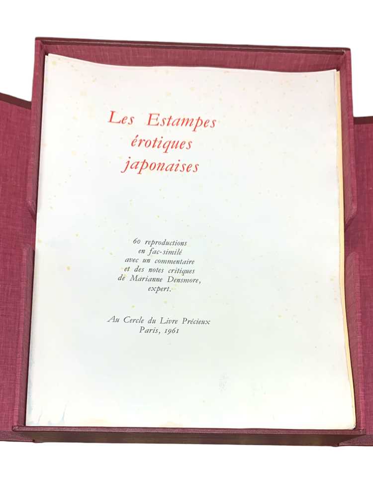 Lot 75 - LES ESTAMPES ÉROTIQUES JAPONAISES