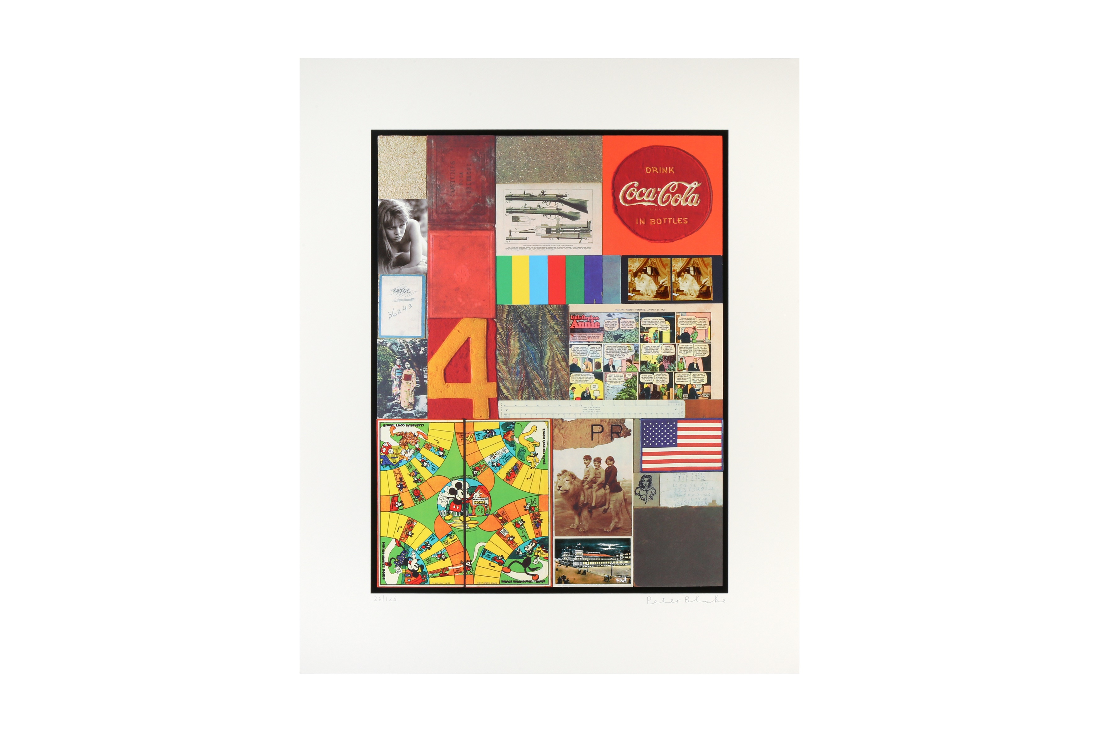 Lot 93 - SIR PETER BLAKE CBE RDI RA (BRITISH B.1932)