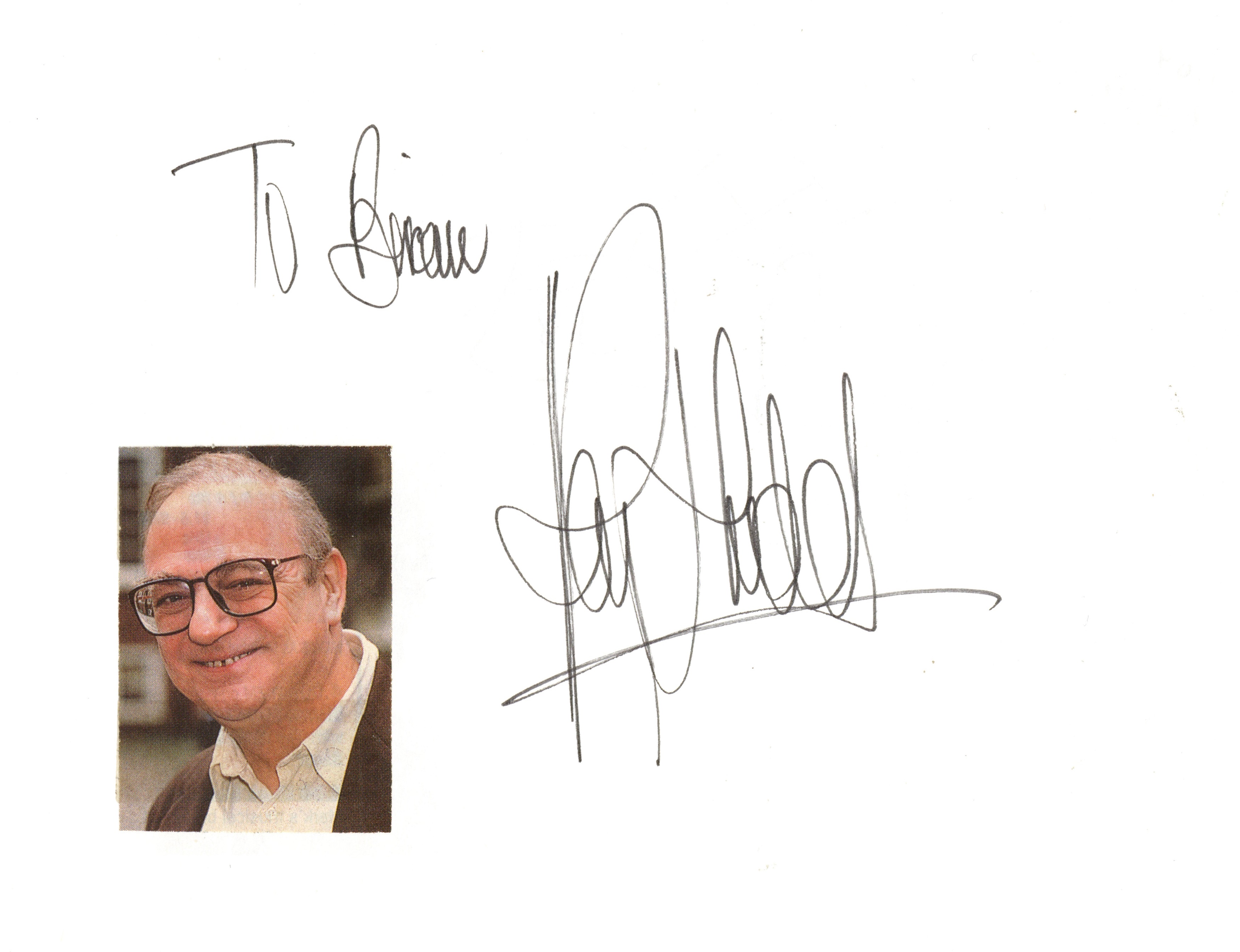 Lot 38 - Autograph Collection.- Actors & Entertainers