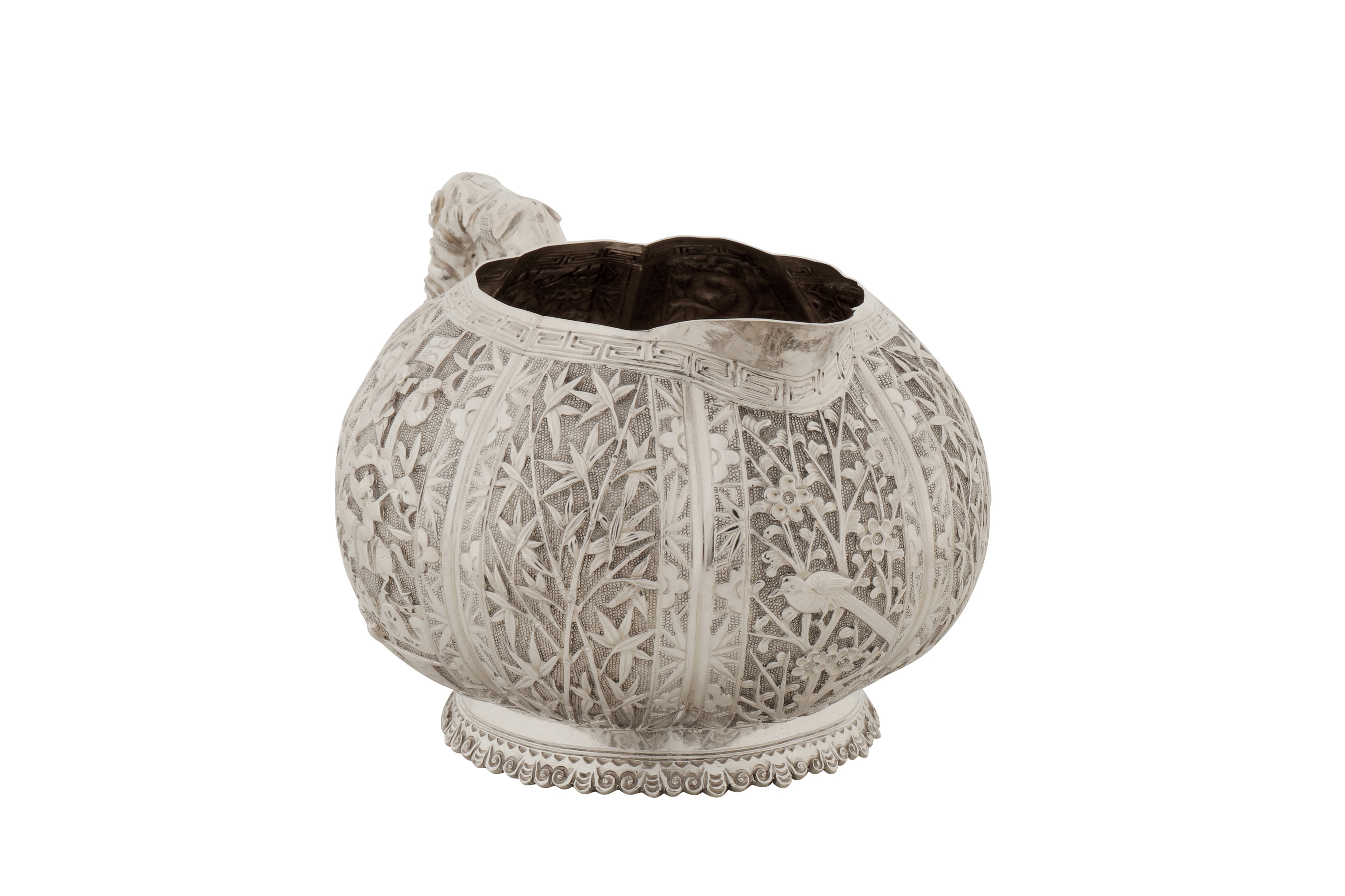 Lot 193 - A late 19th century Chinese export silver