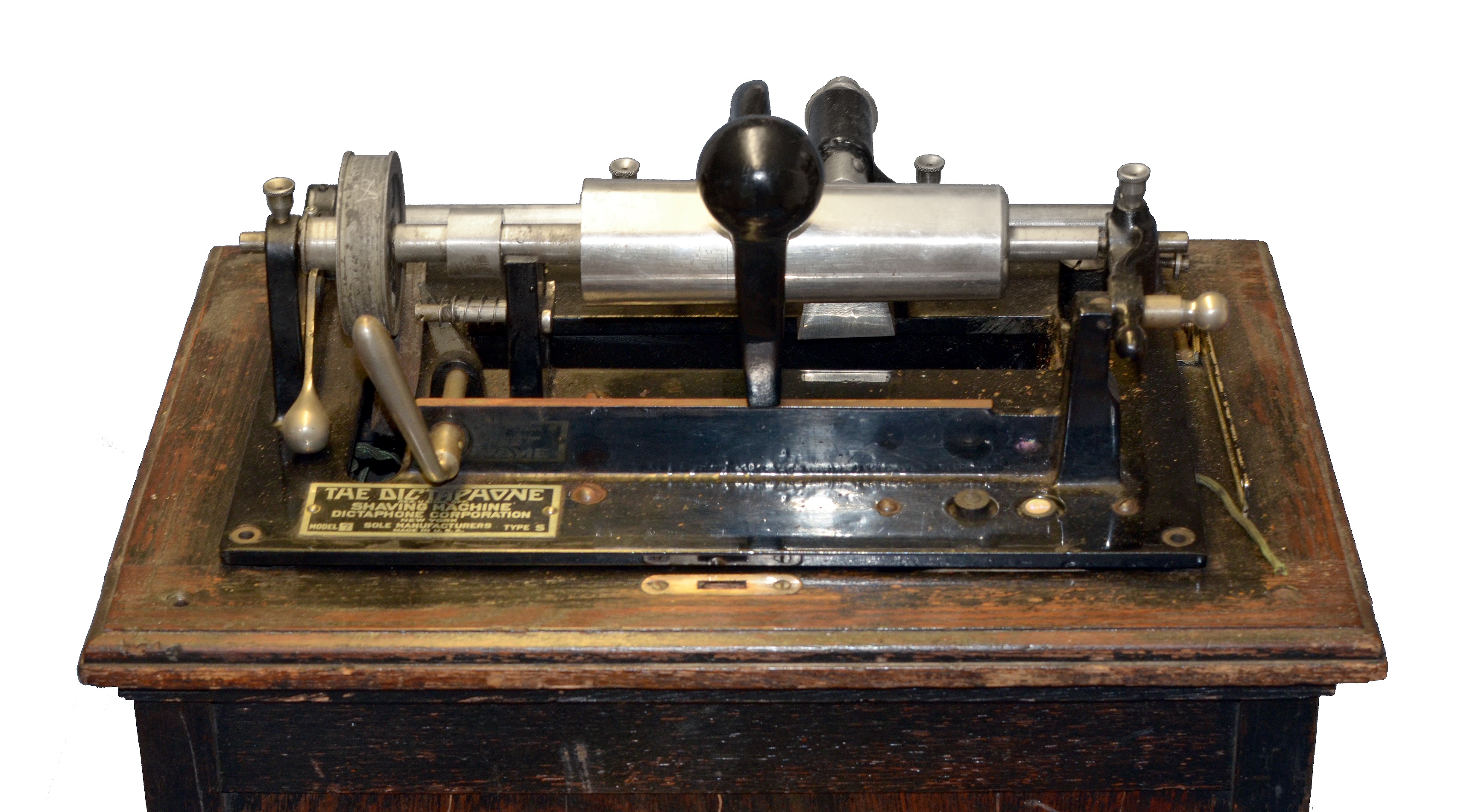 Lot 257 - 1920s Dictaphone & Companion Shaving Machine.