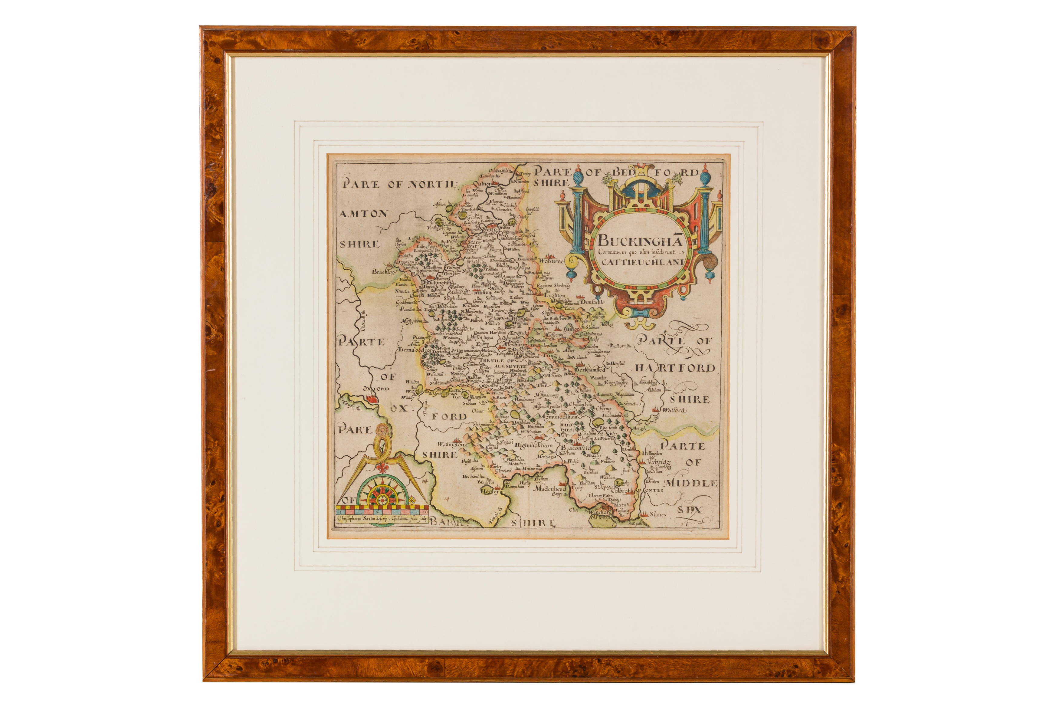 Lot 64 - County maps: Christopher Saxton