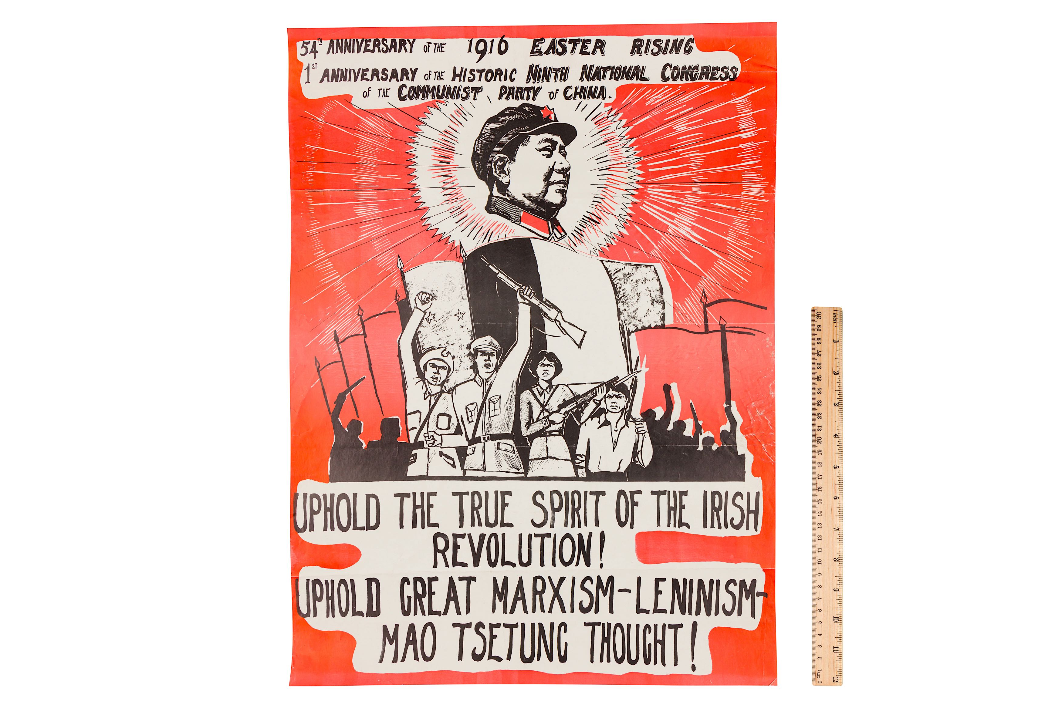 Lot 53 - Poster: 54th Anniversary of the 1916 Easter