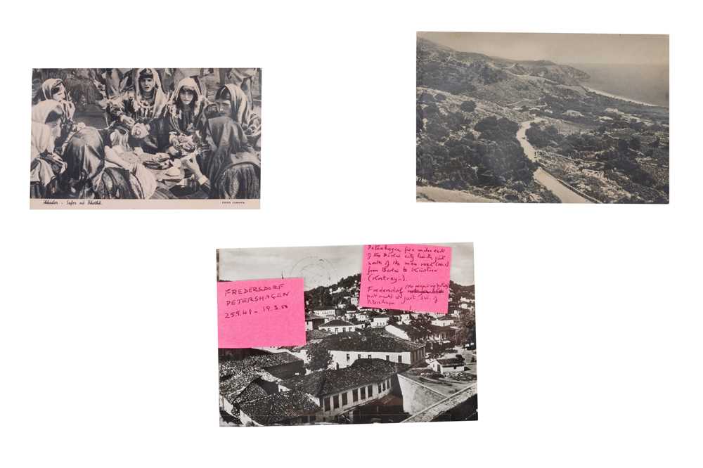 Lot 256 - ALBANIA 1949 GERMAN P.O.W. POSTCARDS