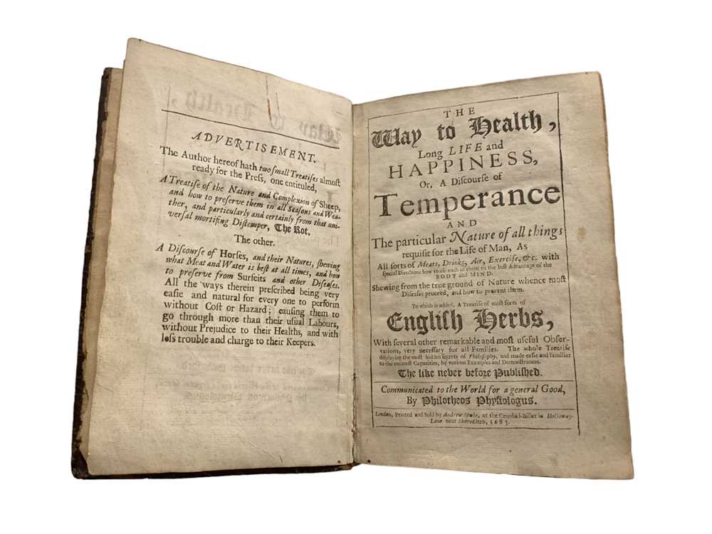 Lot 131 - Vegetarianism: Thomas Tryon, The Way to