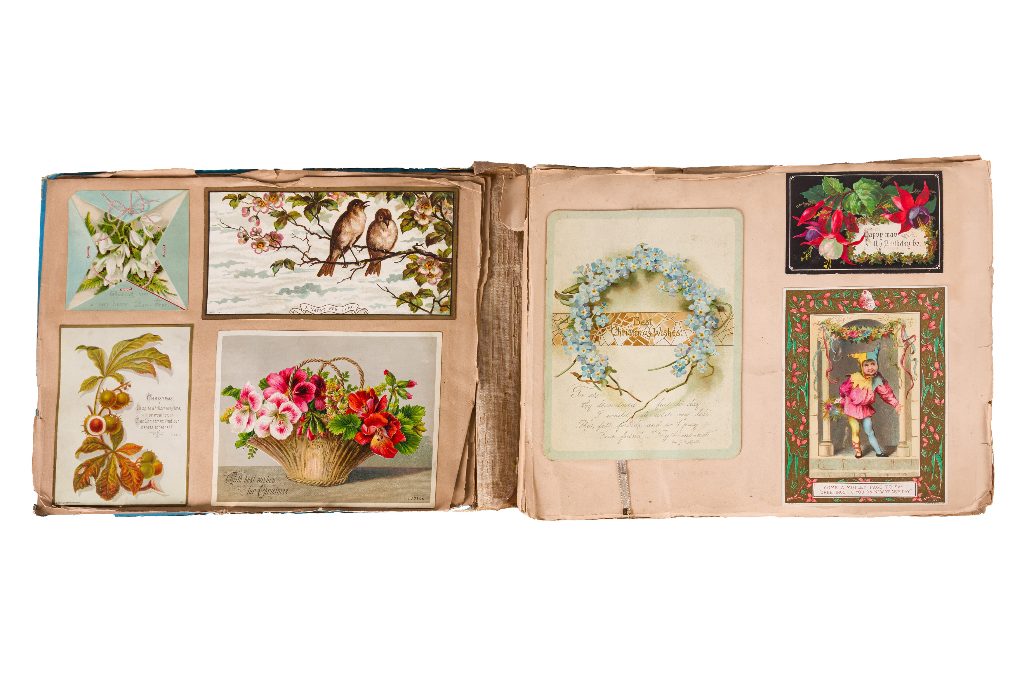 Lot 179 - Collection of Victorian Scrap Albums,