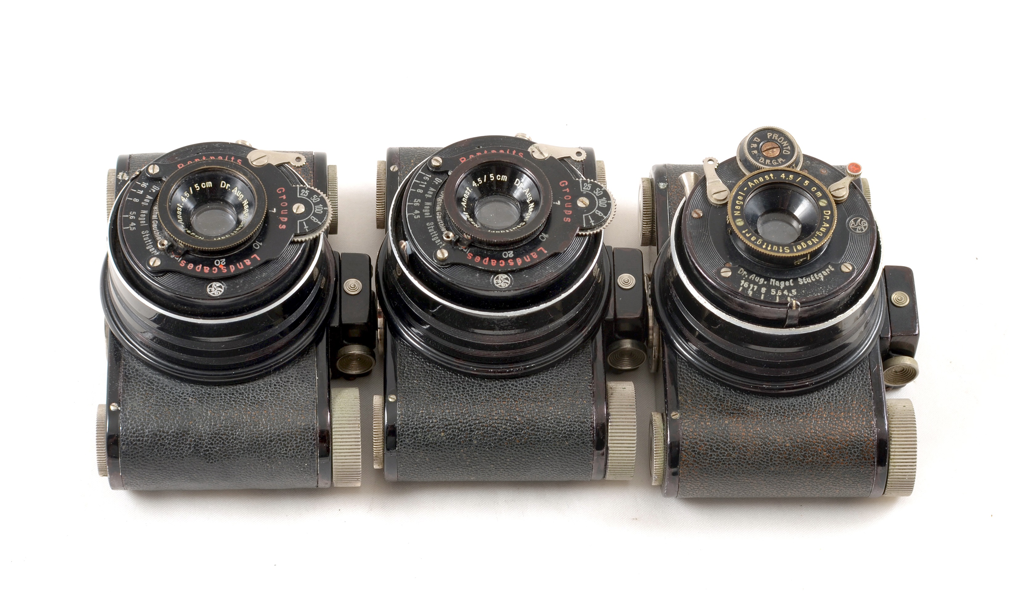Lot 1024 - Group of Three Nagel Ranca 127 Format
