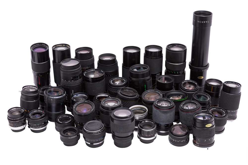 Lot 76 - A Large Quantity of Manual Focus Aftermarket