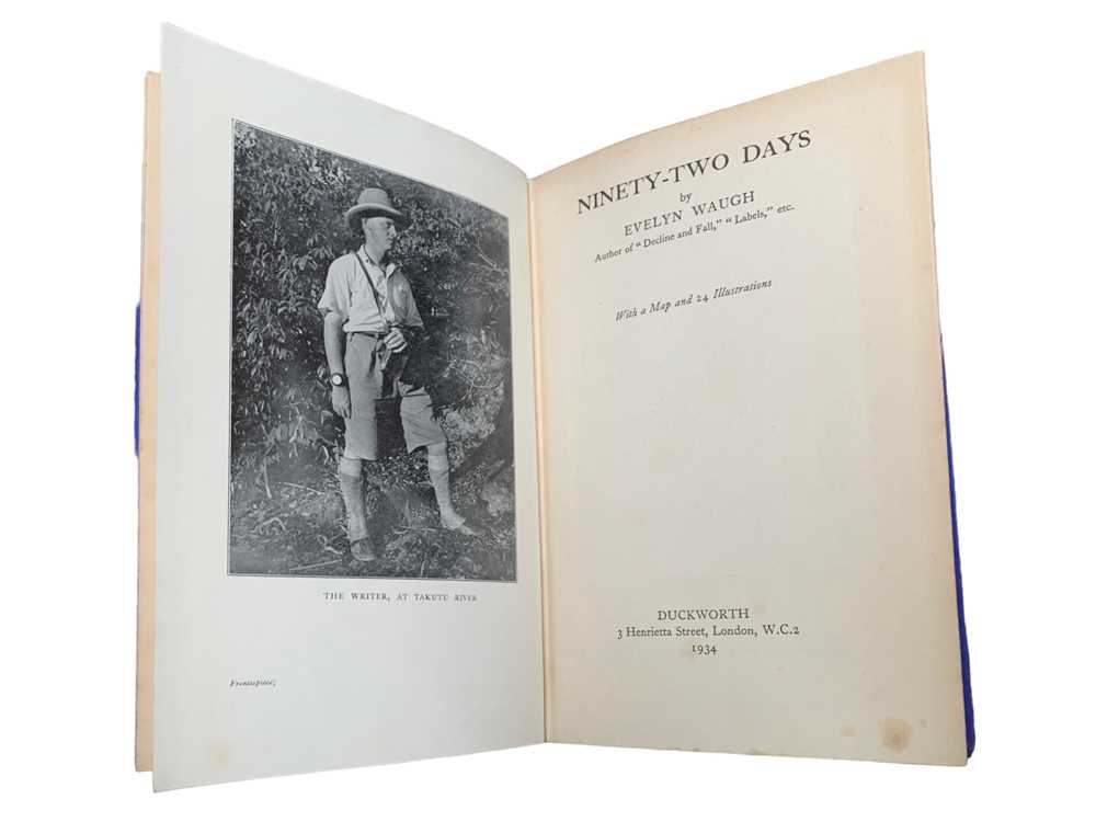 Lot 165 - Modern Firsts: Evelyn Waugh, Ninety-Two Days