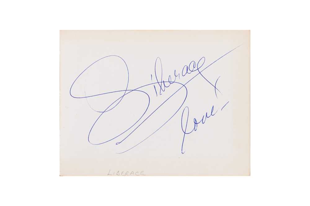 Lot 21 - From a Gentleman's Collection. Autograph