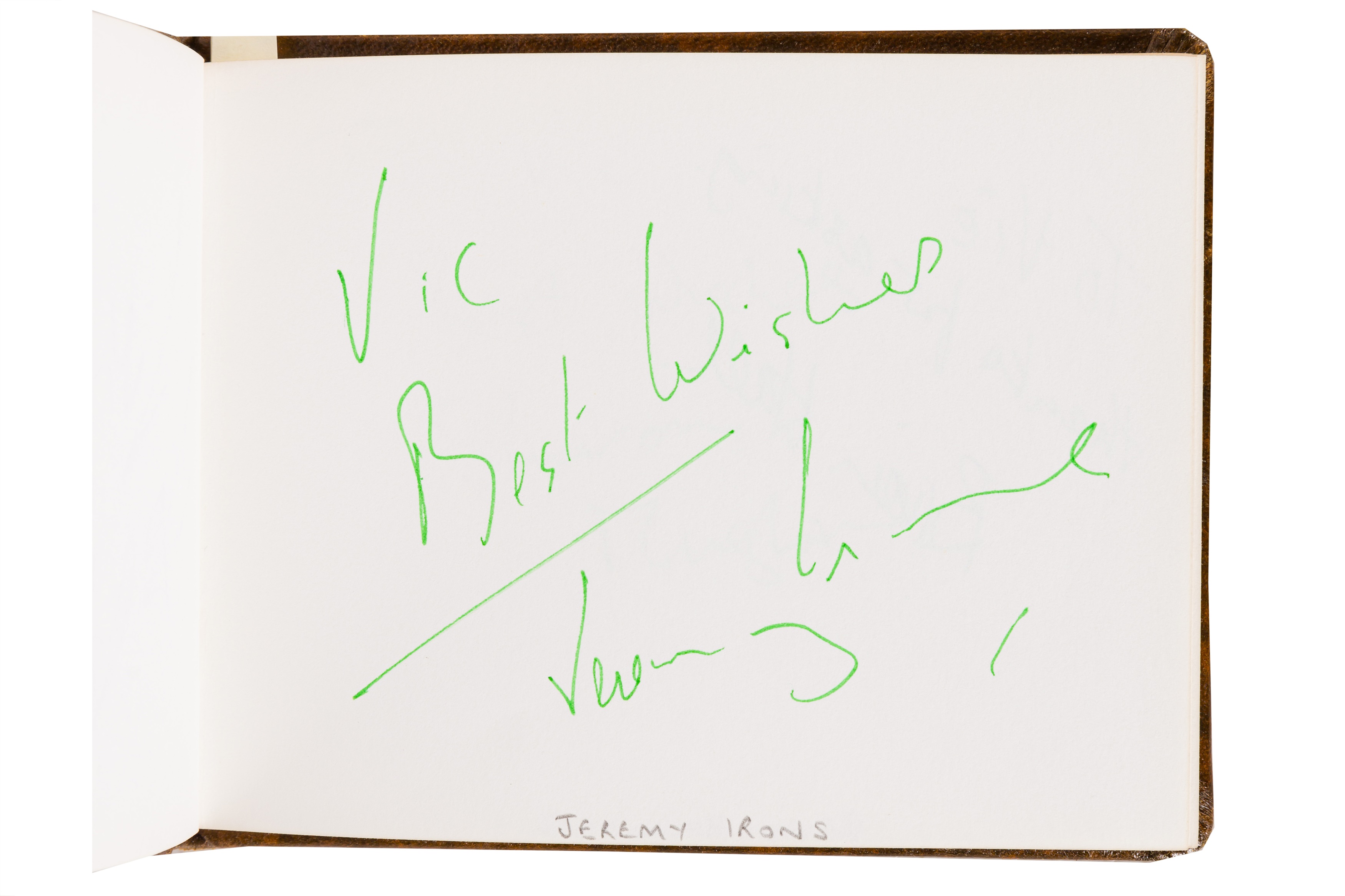 Lot 14 - From a Gentleman's Collection. Autograph