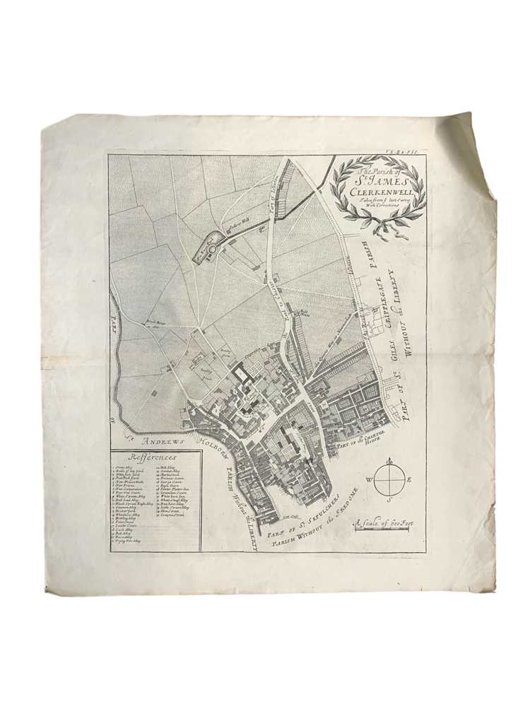 Lot 65 - Stow (John) A collection of 16 ward maps from