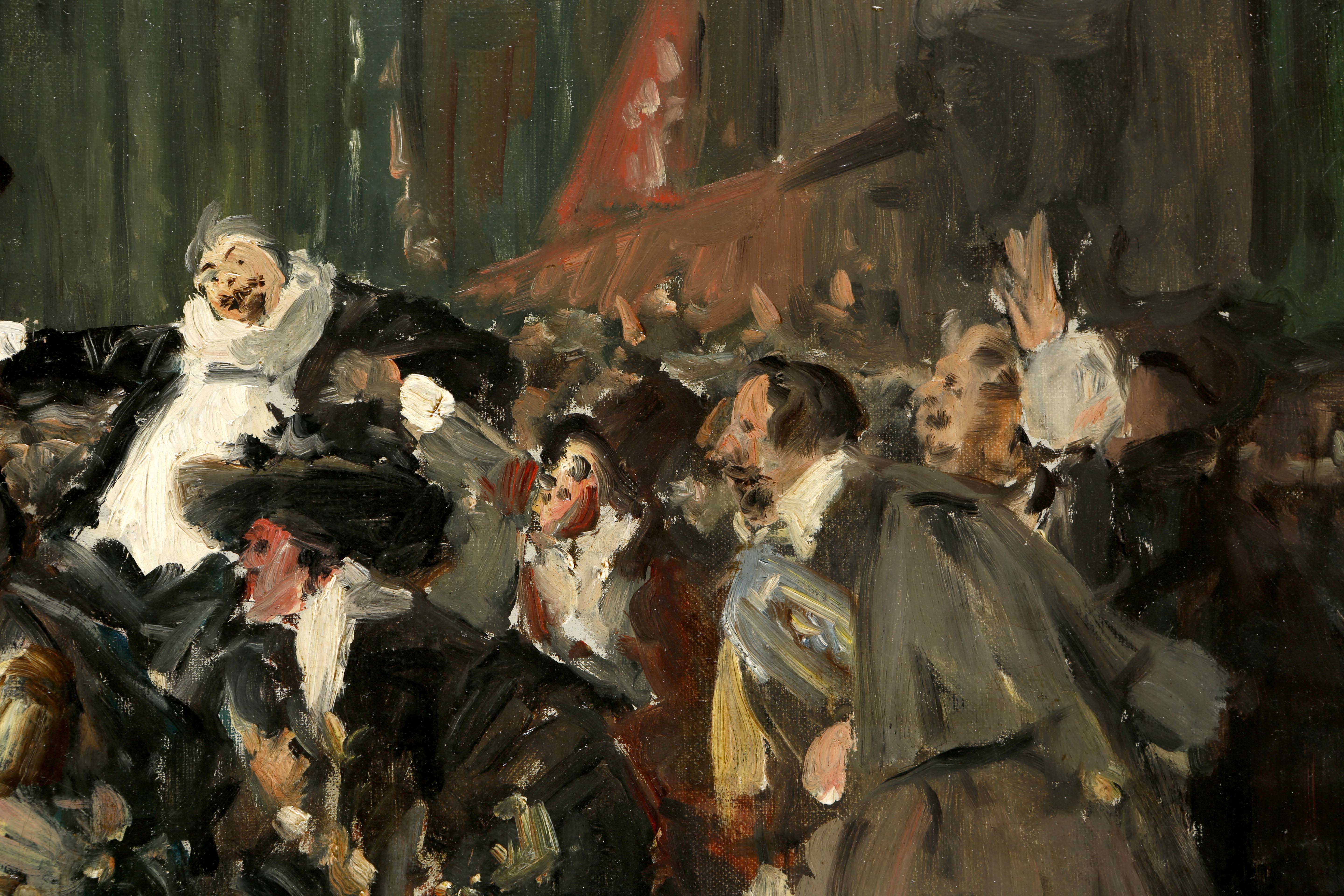 Lot 13 - Vaclav Brozik (Czech, 1851-1901).