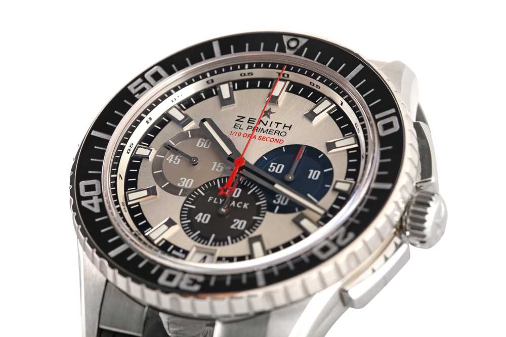 Lot 403 - ZENITH EL PRIMERO STRATOS FLYBACK STRIKING