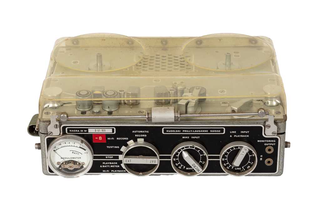Lot 170 - A Nagra III Tape Recorder with BBC engraving.