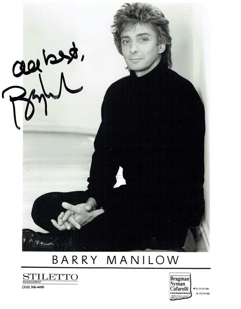 Lot 328 - Manilow (Barry)