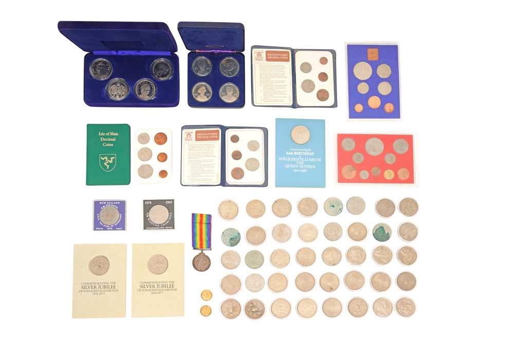 Lot 72 - A MISCELLANY OF BRITISH AND MANX DECIMAL AND