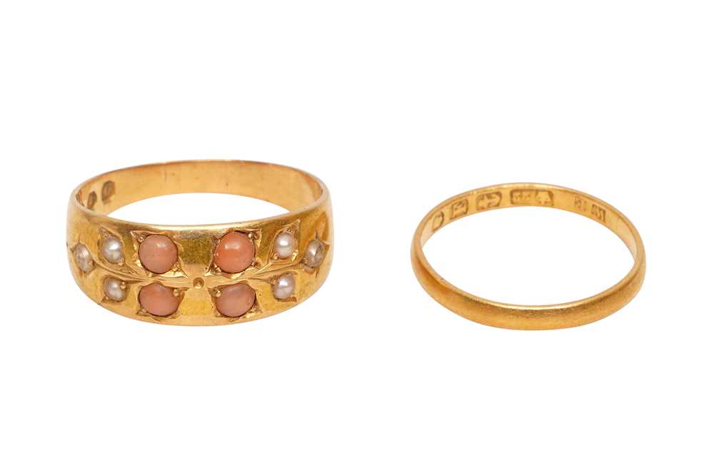 Lot 19 - TWO GOLD RINGS