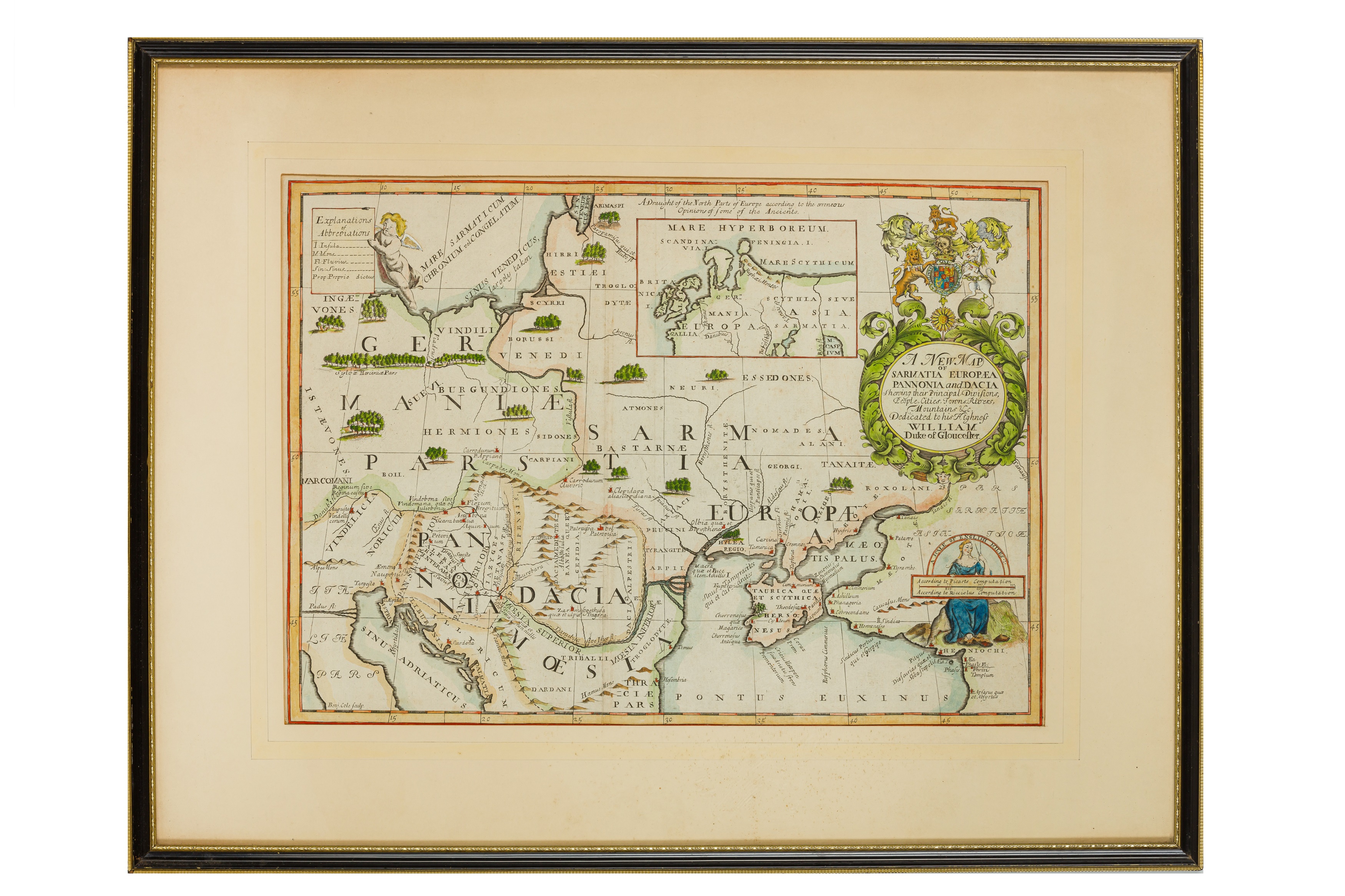 Lot 46 - Maps, miscellaneous UK and Europe: Vischer
