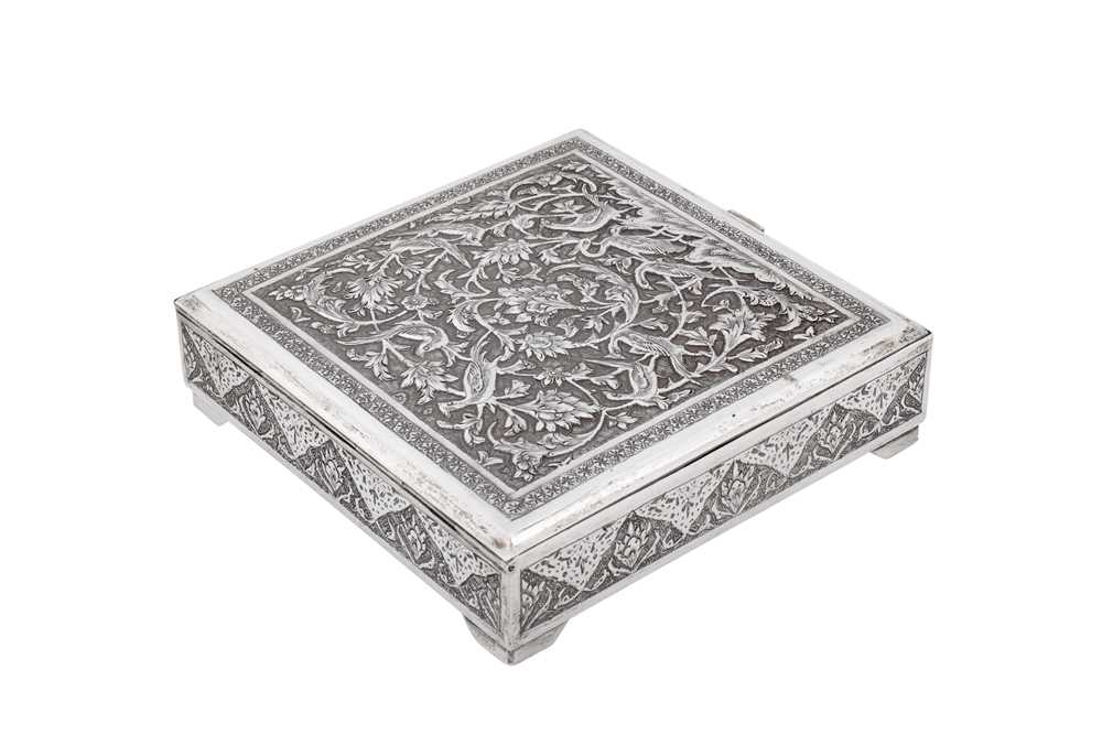 Lot 299 - A mid-20th century Persian (Iranian) silver