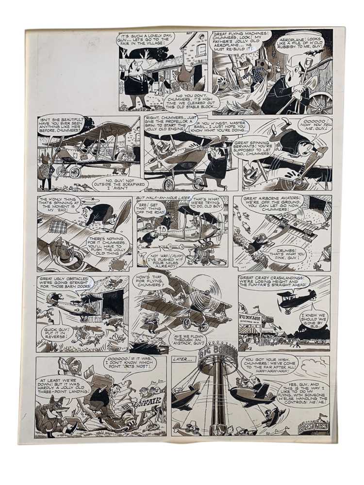 Lot 248 - Comic strips and cartoons: Wacky Races and