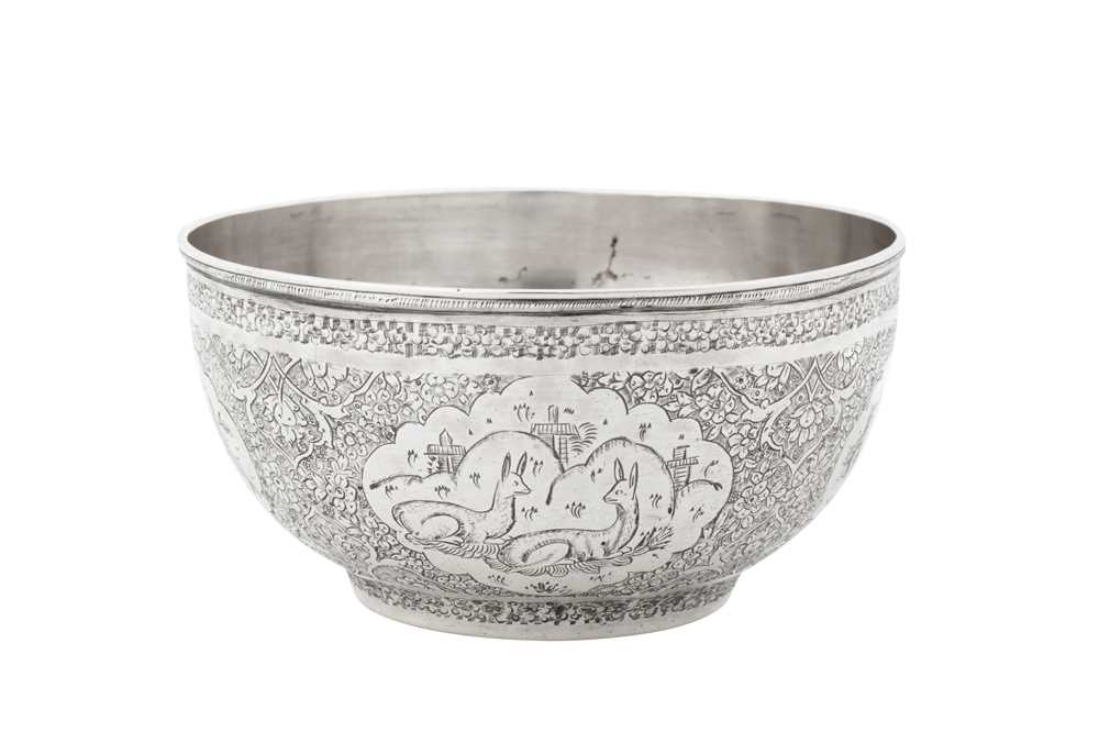 Lot 224 - A mid-20th century Persian (Iranian) silver
