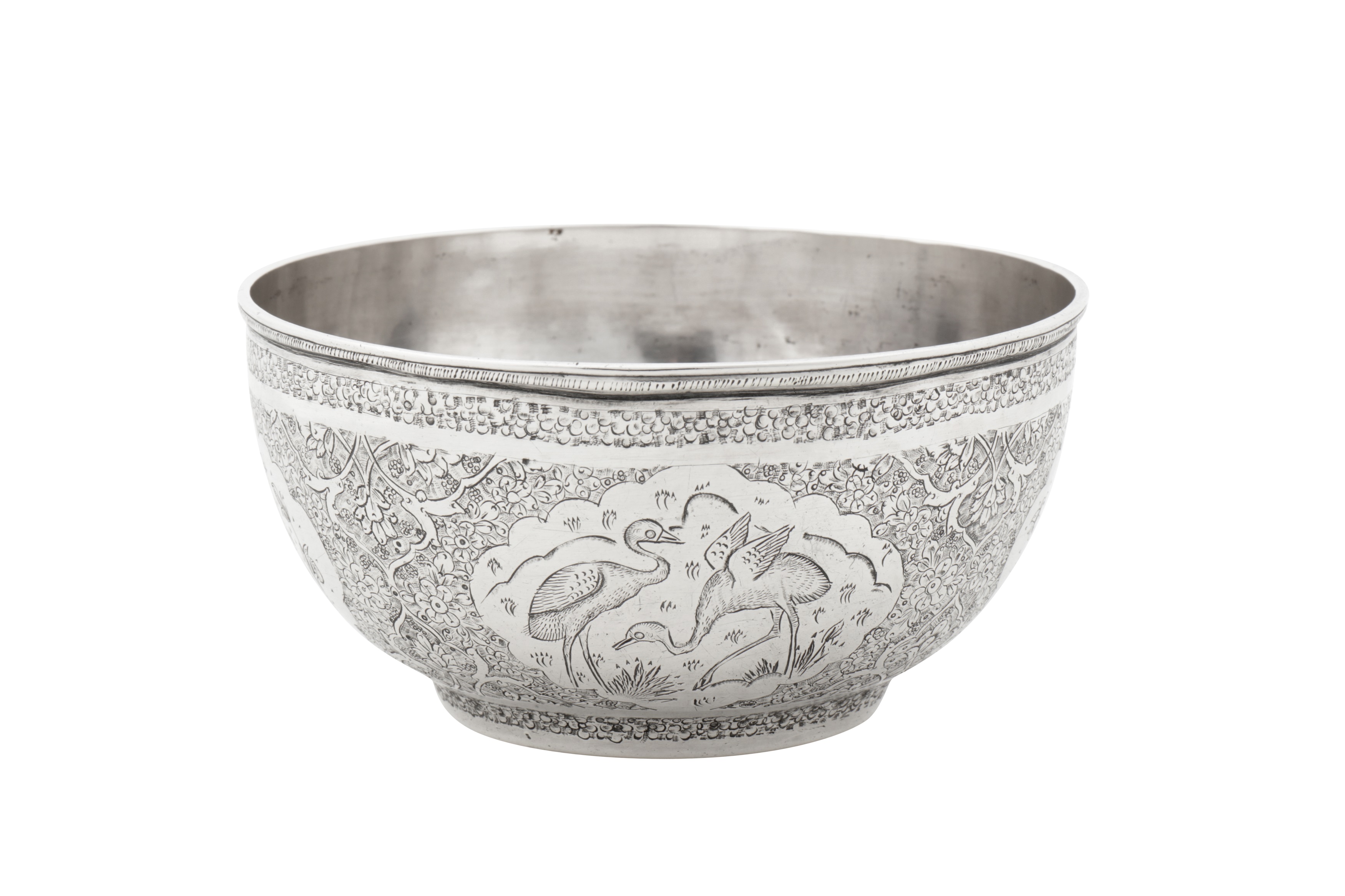 Lot 224 - A mid-20th century Persian (Iranian) silver