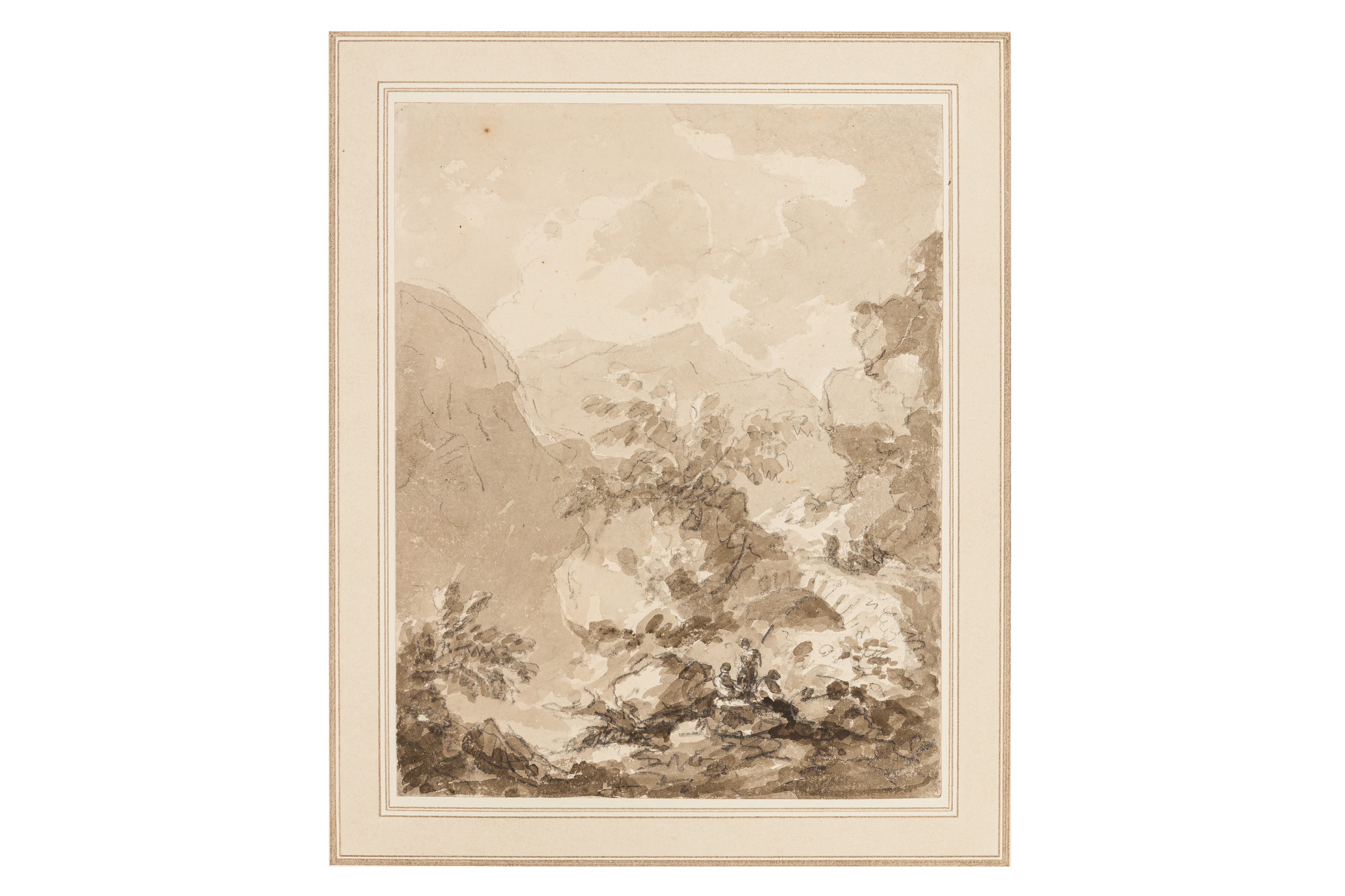 Lot 34 - SIR GEORGE BEAUMONT (BRITISH, 1753-1827)