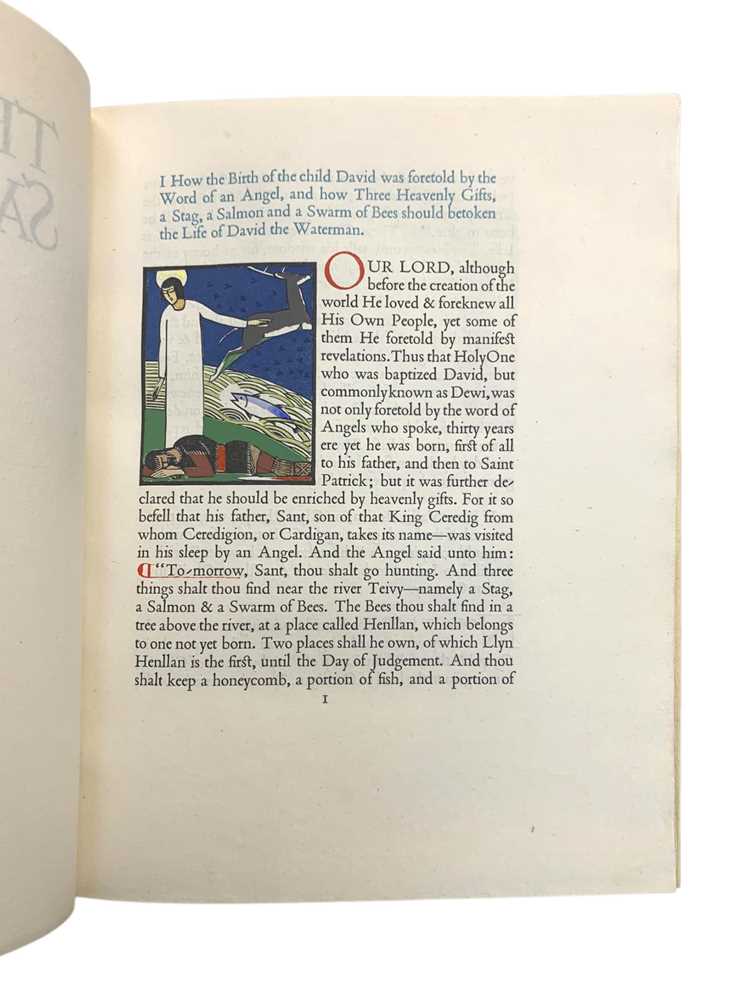 Lot 172 - Gregynog Press, The Life of Saint David,