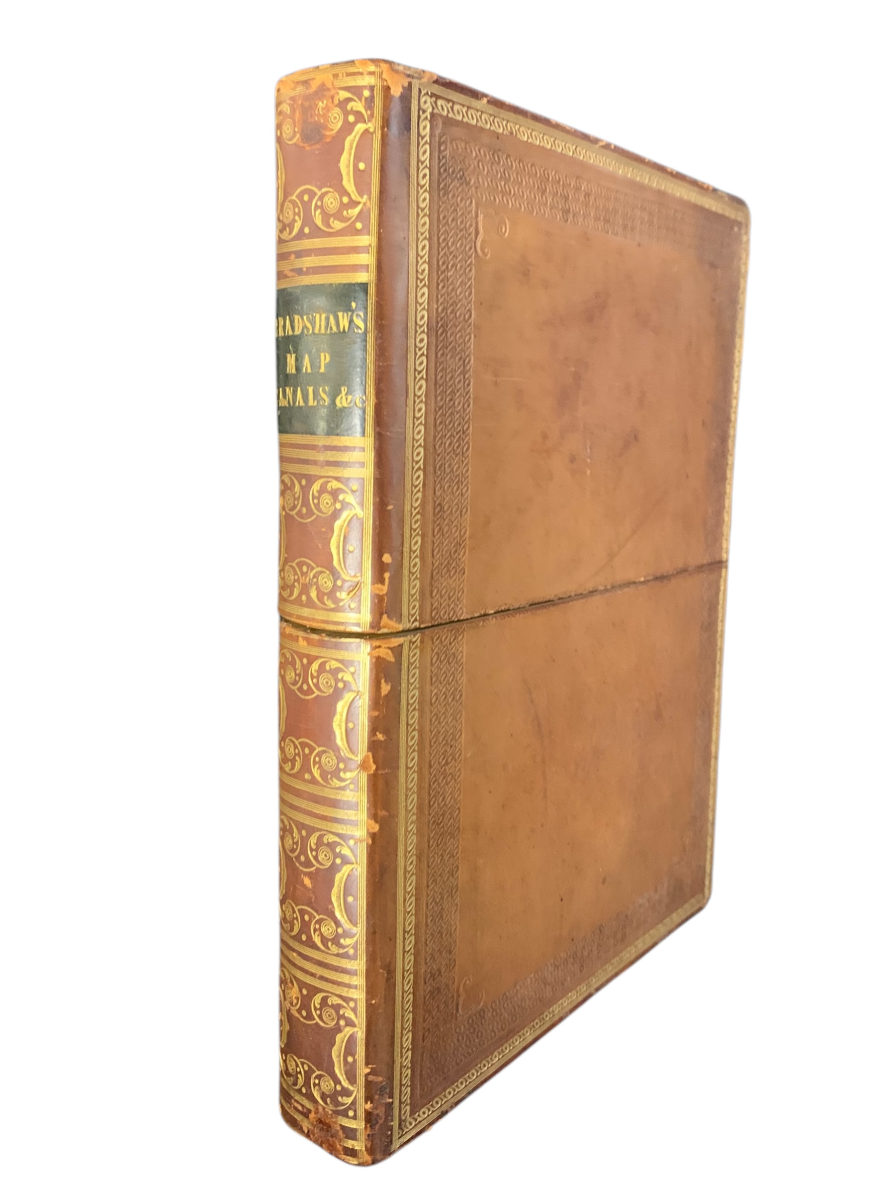 Lot 79 - Bradshaw (George) Map of Canals, Navigable