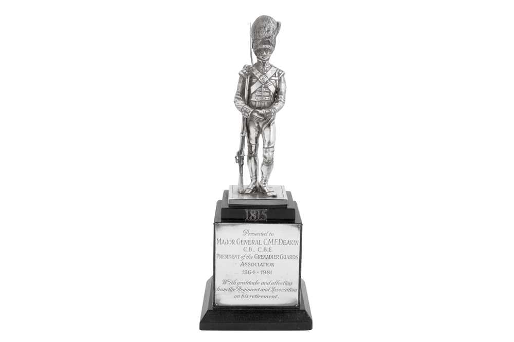 Lot 69 - An Elizabeth II sterling silver model of a