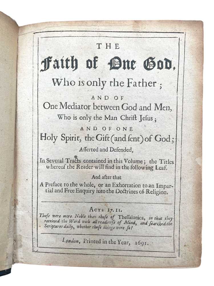 Lot 15 - Unitarian tracts