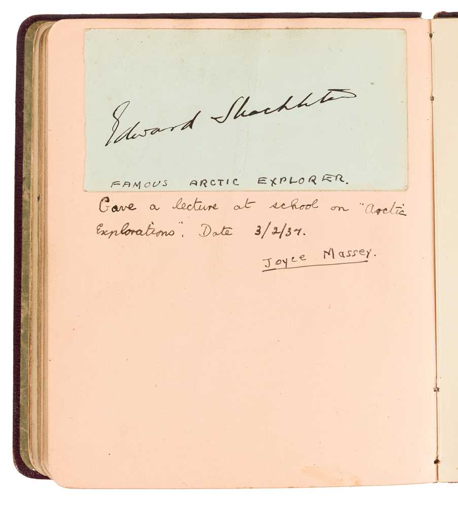 Lot 38 - Autograph Album.- Incl. Clement Attlee's