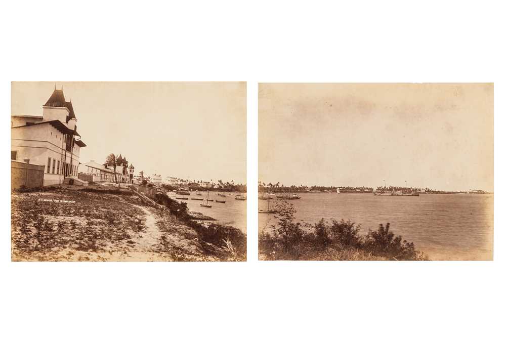 Lot 100 - PANORAMA OF DAR-ES-SALAAM, TANZANIA, c.1890