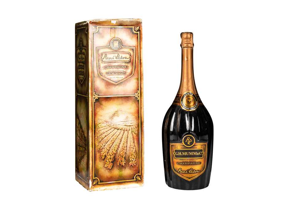 Lot 13 - G.H. Mumm Cuvee Rene Lalou 1979 - 1 magnum