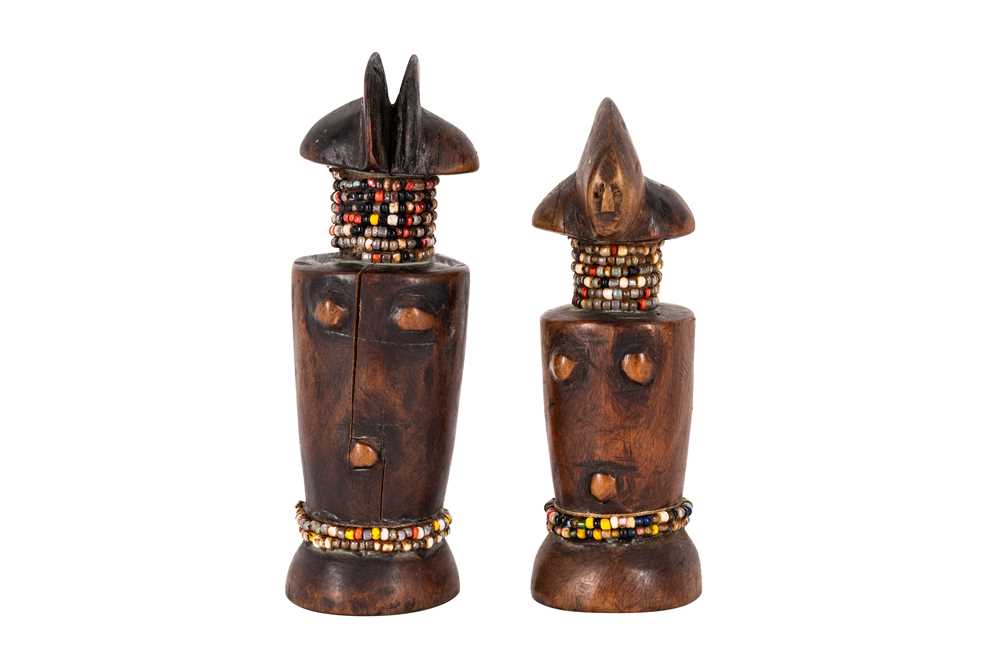 Lot 31 - ZARAMO PEOPLE OF TANZANIA, A PAIR OF MWANA