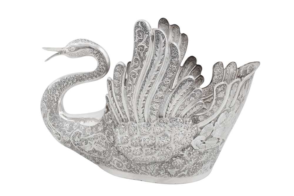Lot 249 - A mid-20th century Persian (Iranian) silver