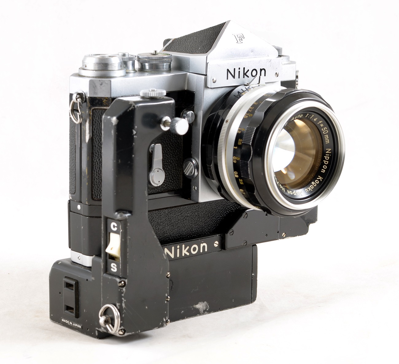 Lot 291 - Nikon F with F-36 Motor Drive & Nikkor 50mm