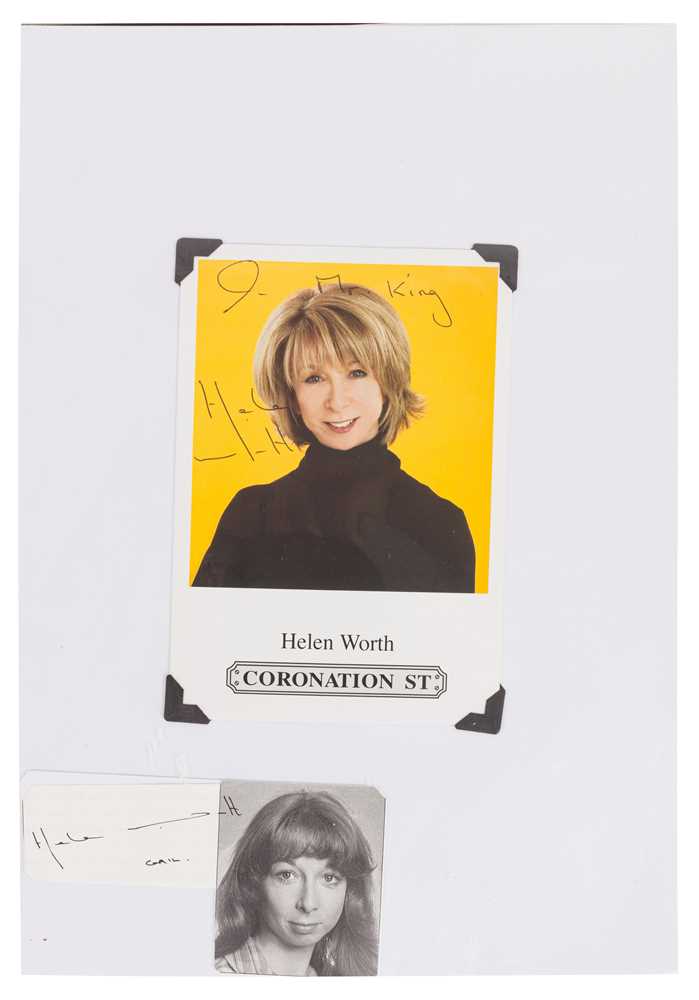 Lot 80 - Autograph Collection.- Coronation Street
