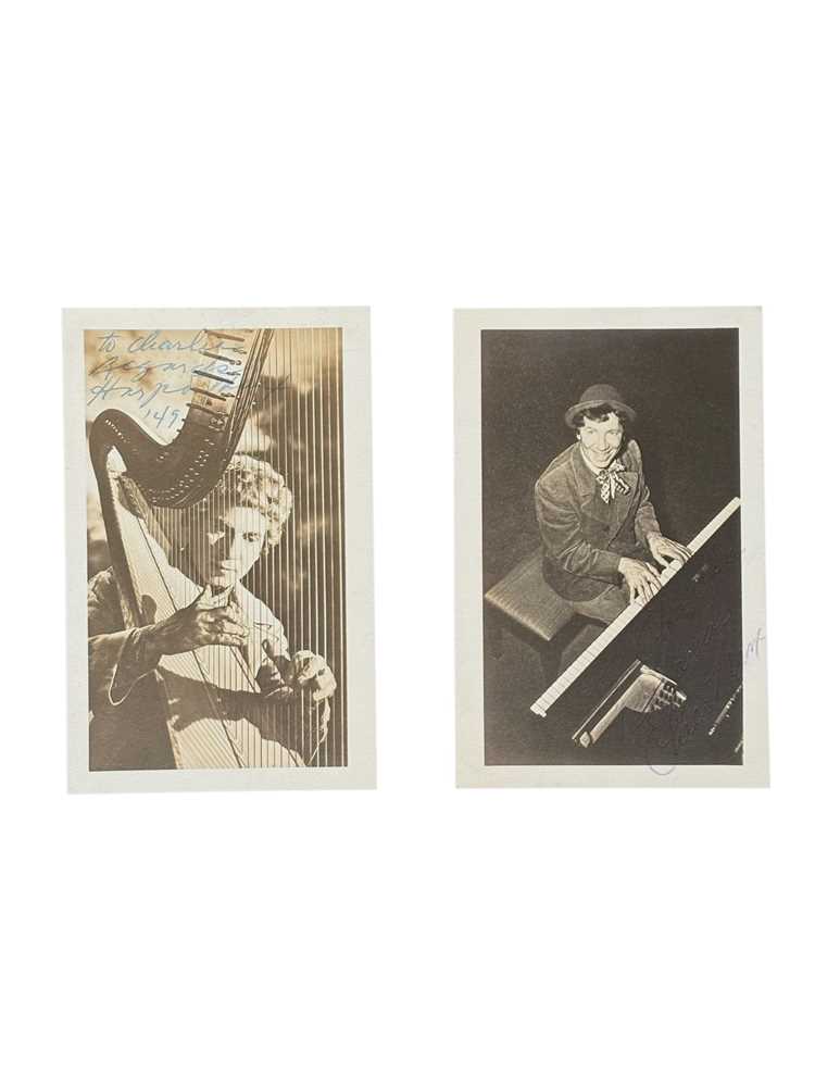 Lot 229 - Marx (Harpo) & Chico