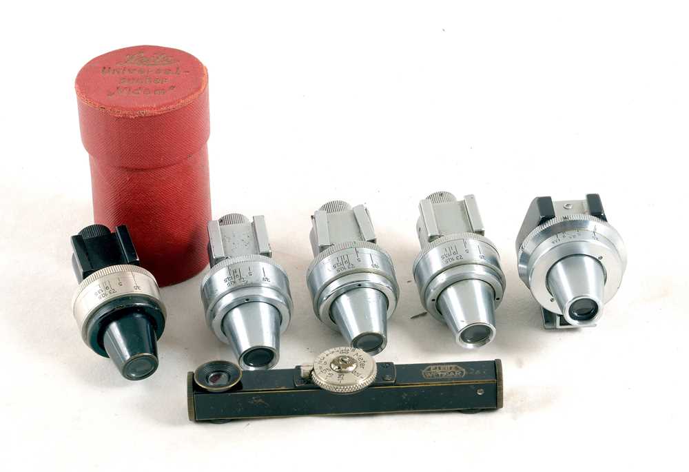 Lot 275 - Black Vidom & Other Leica Finders.