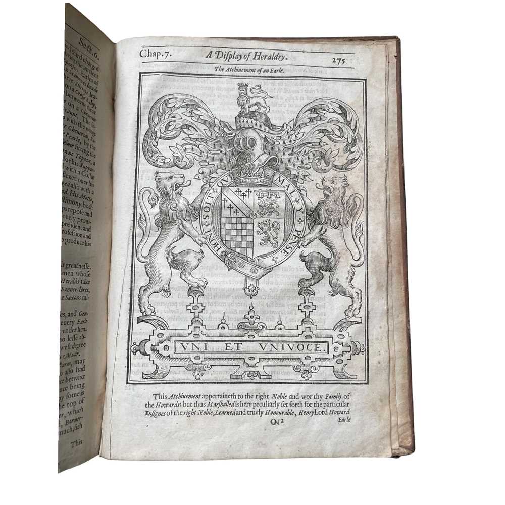 Lot 24 - Heraldry: Guillim (John) A Display of