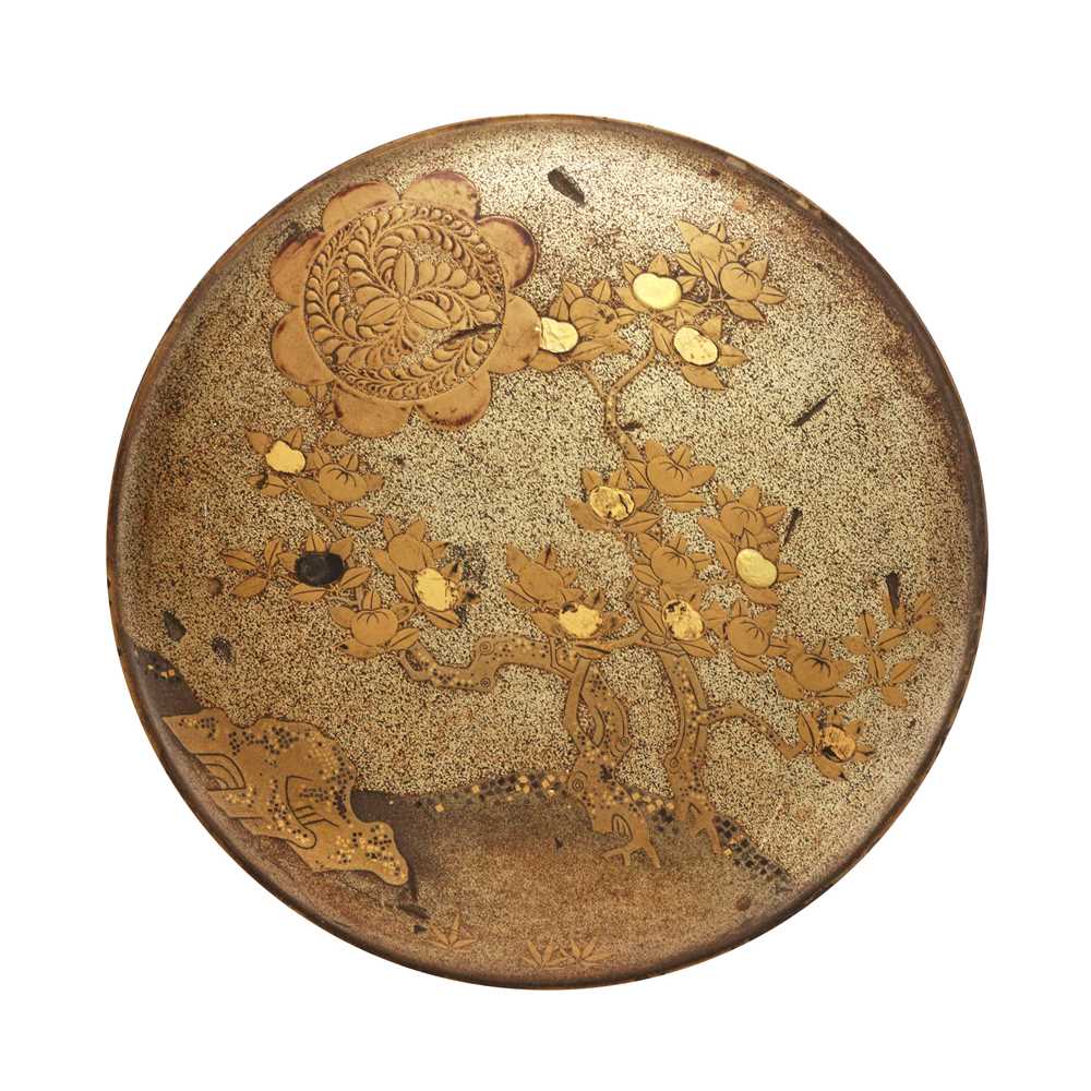 Lot 833 - A Japanese lacquer mirror box, kagamibako,