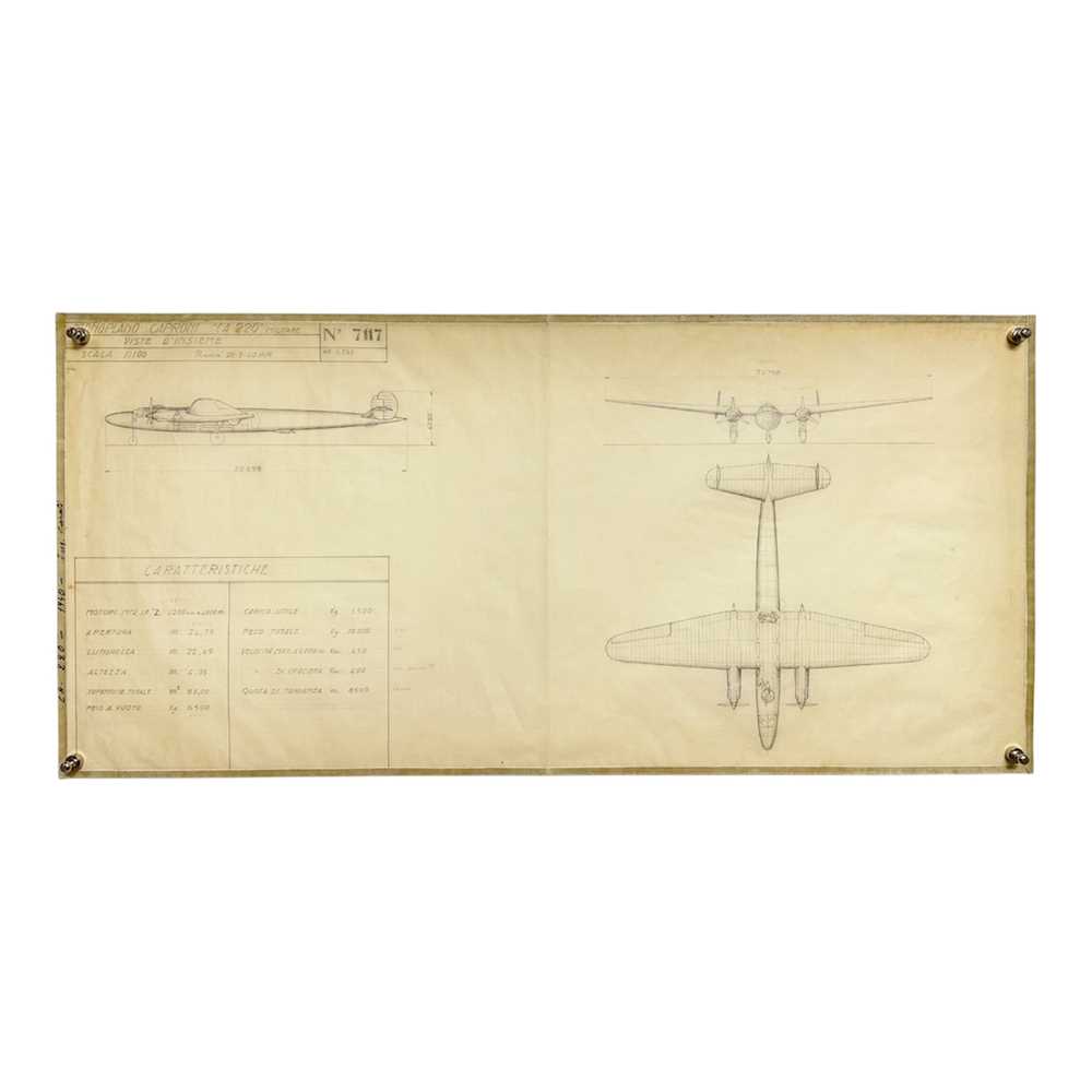 Lot 227 - Caproni aviation.-