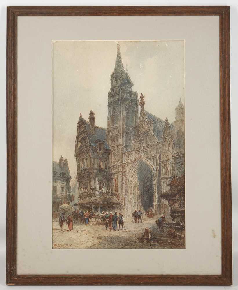 Lot 473 - Paul Marny (1829, France). A watercolour